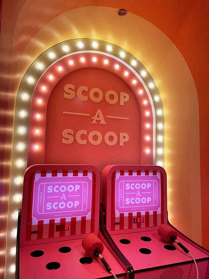 "Scoop a Scoop" arcade games bring carnival thrills with an ice cream twist. Your inner child is already reaching for those tokens.