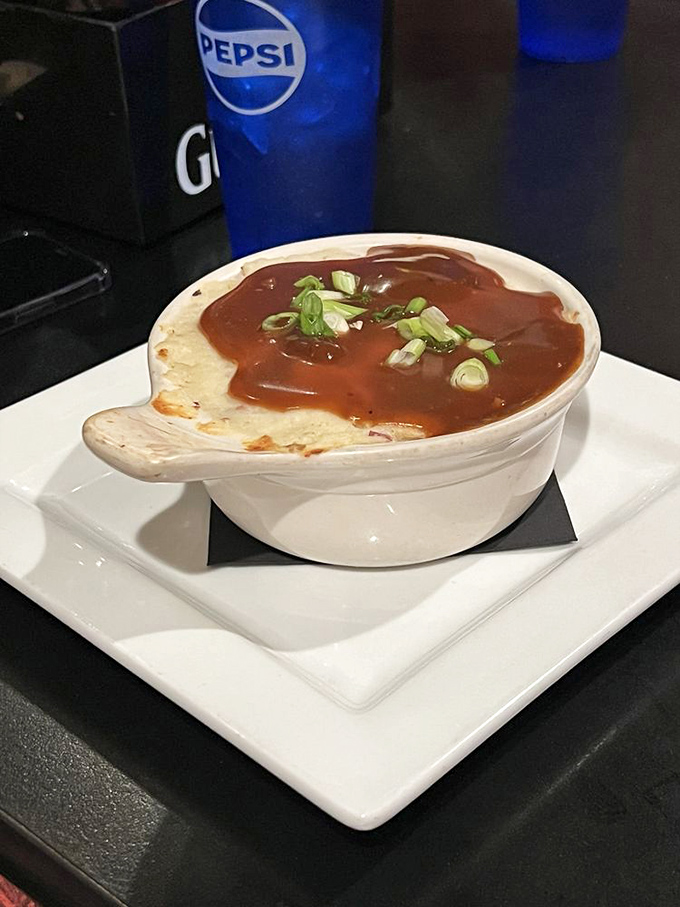 This hearty bowl of Irish stew promises comfort with every spoonful &ndash; tender meat and vegetables swimming in a rich, savory broth. 