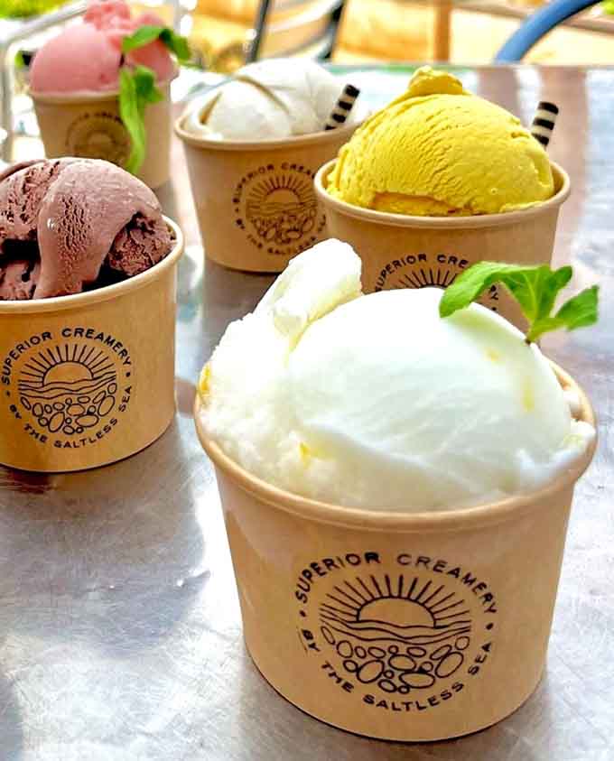 That's lemon sorbet so bright and beautiful, it looks like sunshine decided to take up residence in a cup.