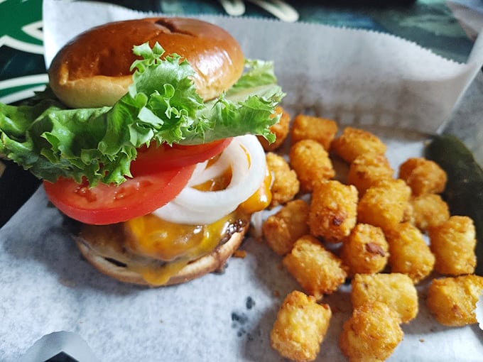 Behold, the golden nuggets of potato perfection! These tater tots are so crispy, they practically sing when you bite into them. Resistance is futile.