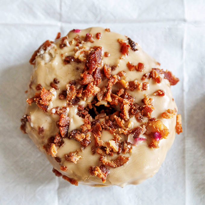 Maple glaze meets bacon bits in a combination that makes breakfast and dessert finally stop fighting.