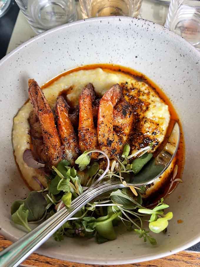 Blackened shrimp meet creamy grits in a Southern-Midwestern mashup that'll make you believe in culinary miracles.