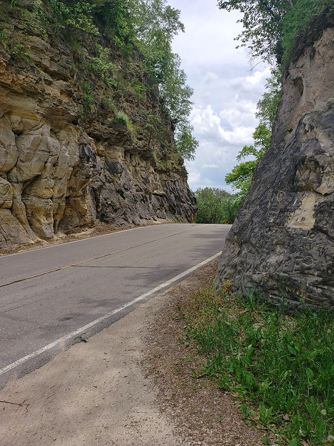 Geological time machine: Each layer of exposed rock tells a story millions of years in the making.