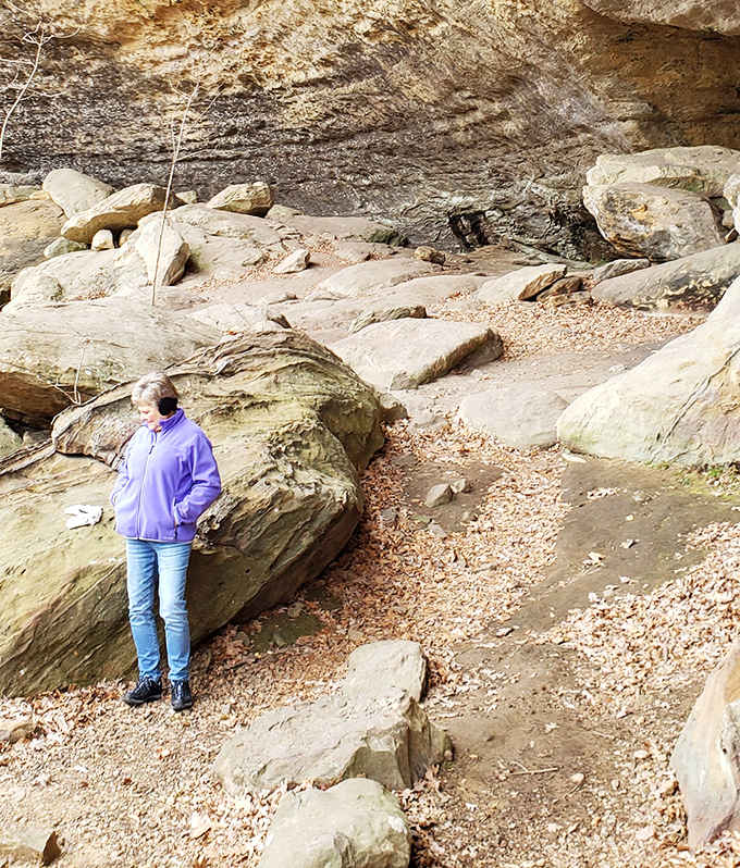 Dwarfed by massive rock formations, explorers gain perspective on geological time. Those rocks have seen things we people wouldn't believe!