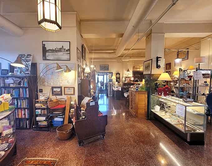 Wandering these aisles is like channel surfing through decades of American life, except everything you see is actually available to take home.