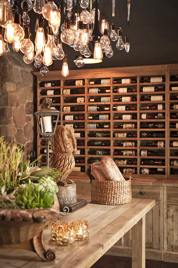 Wine lovers, rejoice! This wall of bottles is like a boozy library, where every vintage tells a story. Time to start your enological adventure!