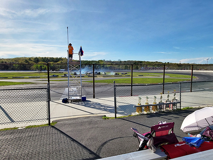 Speed demons and racing enthusiasts unite at Wiscasset Speedway &ndash; where the roar of engines provides a thrilling contrast to the town's otherwise peaceful demeanor.