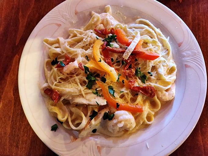 This fettuccine dish isn't just pasta &ndash; it's silky strands of perfection embraced by a sauce that would make an Italian grandmother weep with joy.