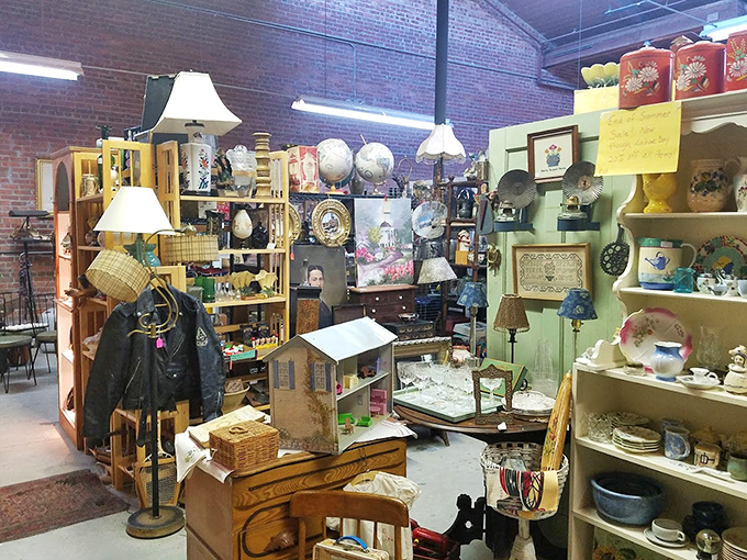 Vintage displays create little worlds within worlds, showcasing how these treasures from yesterday can enhance today's living spaces.