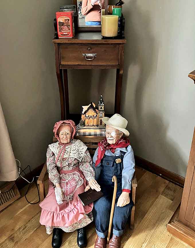 These vintage dolls aren't just sitting around &ndash; they're silently judging your outfit choices while reminiscing about simpler times.
