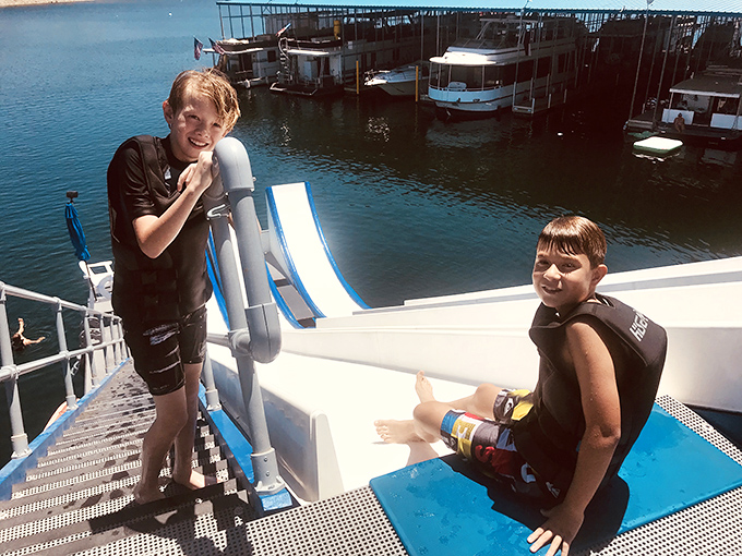 Young adventurers strategize their next aquatic conquest, proving courage comes in all sizes at H2-Whoa!