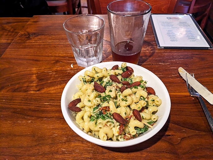 Pasta perfection alert! This mac and cheese is so creamy, it could make a dairy farmer weep with joy.