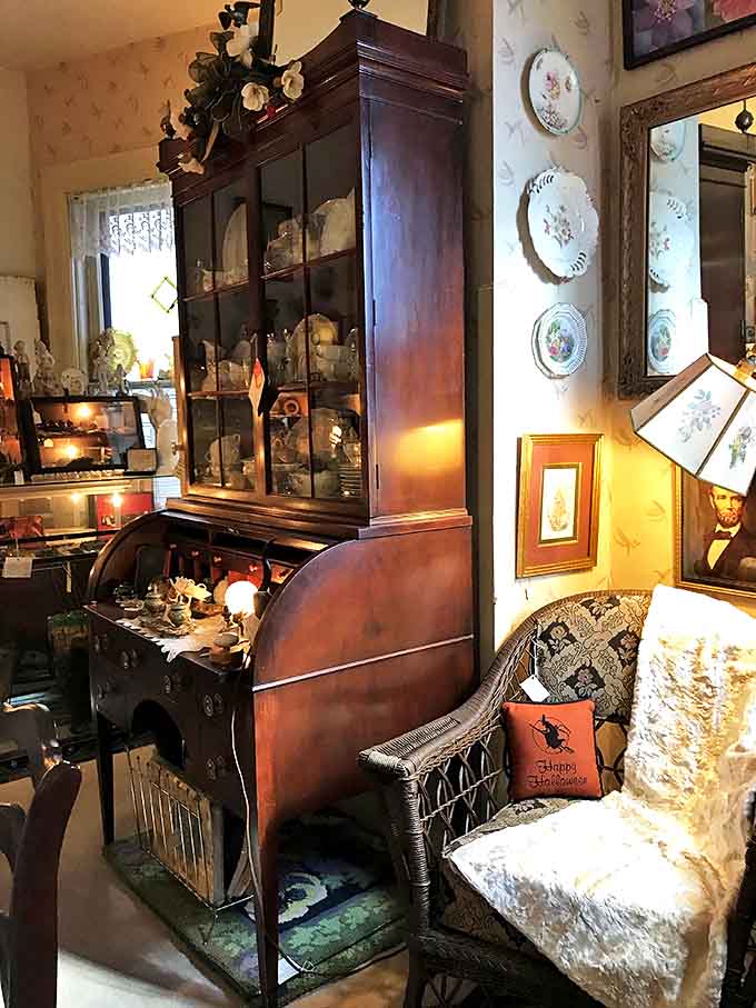 This mahogany secretary desk isn't just furniture&mdash;it's a time capsule with stories hidden in every drawer and cubbyhole.