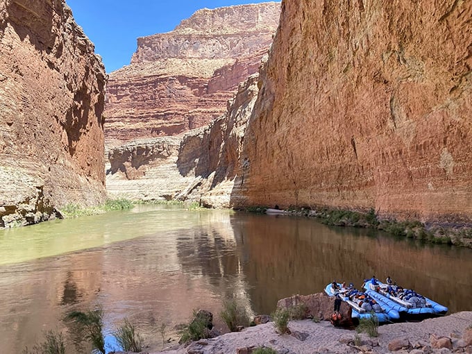 Your ticket to Arizona's hidden wonders! These rafts aren't just transportation&mdash;they're time machines to a landscape unchanged for millions of years.
