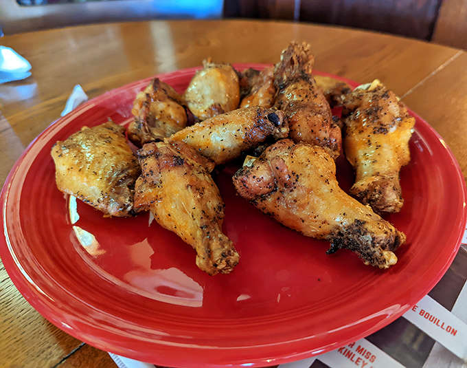 These golden beauties have spent quality time in the smoker, emerging with that mahogany glow that makes grown adults weak in the knees.