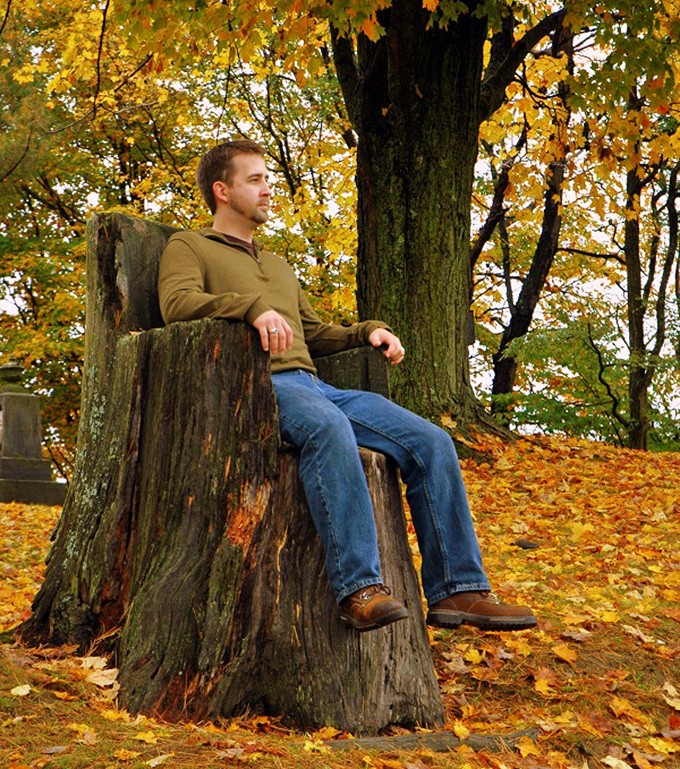 A moment of quiet contemplation on nature's perfect throne &ndash; just don't believe the local legend about sitting here!