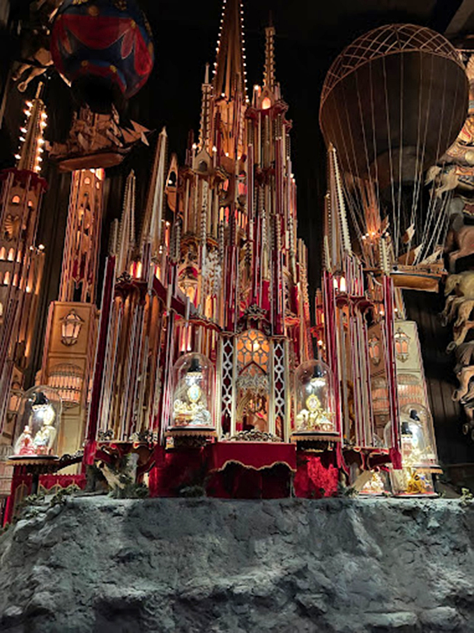 Alice's Wonderland meets Willy Wonka's factory. This architectural fever dream will have you questioning reality &ndash; in the best way!