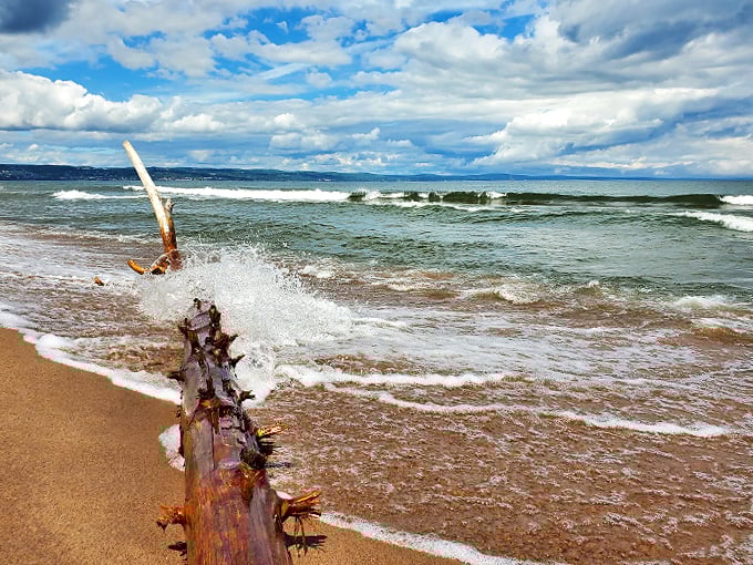 Who needs an infinity pool when you have Lake Superior? This beach offers endless views and endless fun.