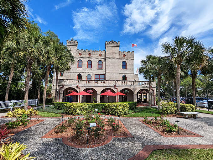 Ripley's castle appears to be melting in the Florida sun, its quirky architecture perfectly setting the stage for the oddities housed within.