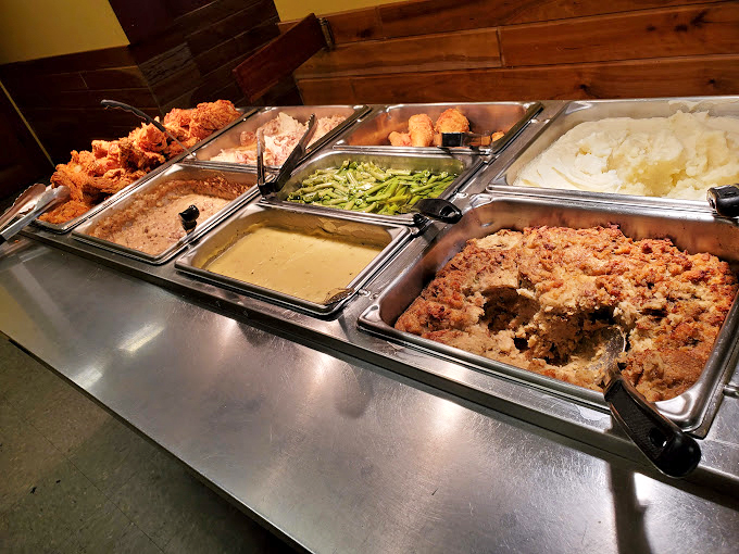 Decisions, decisions. This buffet is like a choose-your-own-adventure book, but every choice leads to deliciousness.