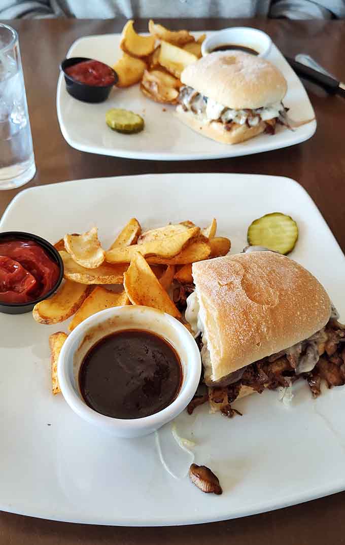 Prime rib hoagies and perfectly seasoned fries prove that Saturday's star can shine any day of the week in sandwich form.