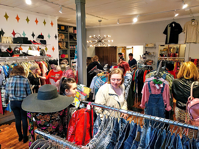 Welcome to the kaleidoscope of cool! This isn't just shopping. It's a groovy trip through time where flower power meets funky finds.