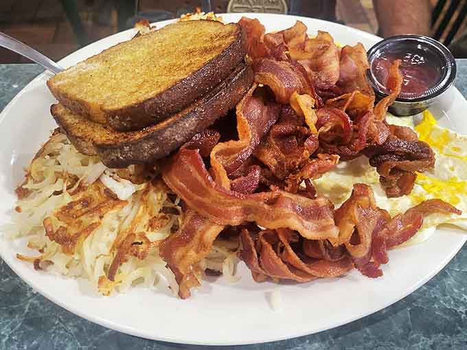 When your BLT needs a side of mushrooms because apparently you're still hungry somehow.