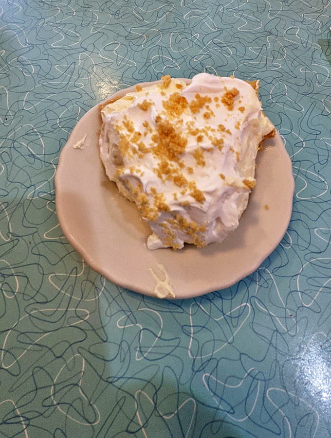 A cloud-like mountain of creamy custard and fresh bananas that makes closing your eyes on first bite absolutely necessary.