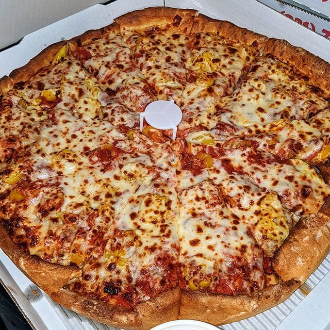 Pizza perfection doesn't need to be complicated &ndash; just perfectly balanced cheese, sauce, and a crust that's the ideal blend of crisp and chewy.