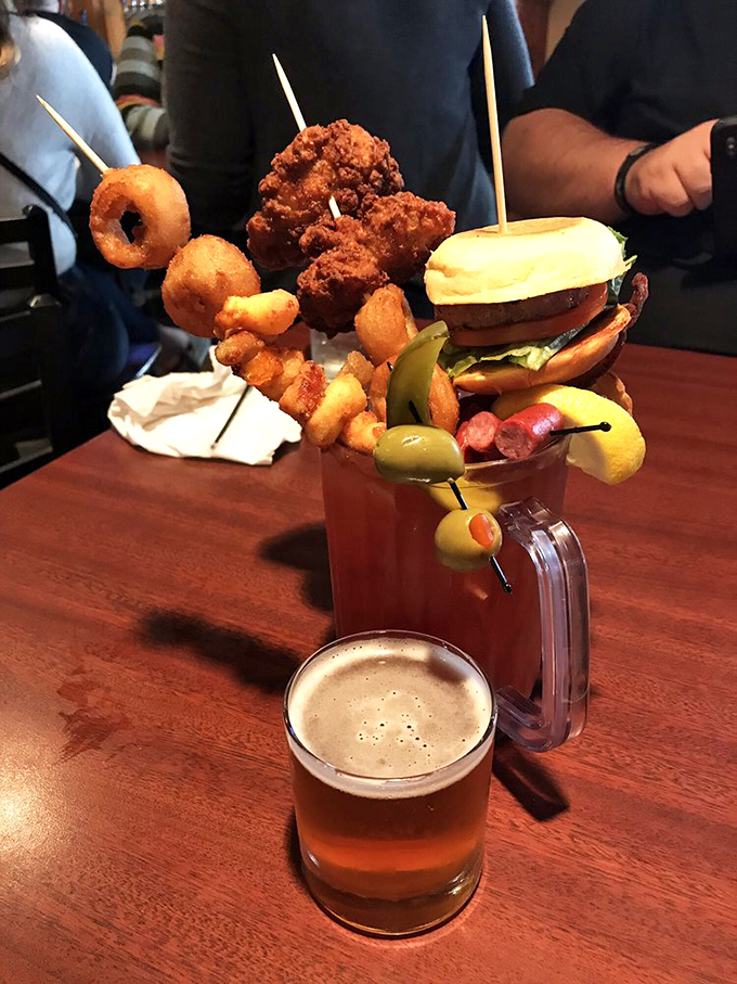 Part drink, part meal, all delicious. This Bloody Mary is a garden party in a glass. Photo credit: Andrea G.