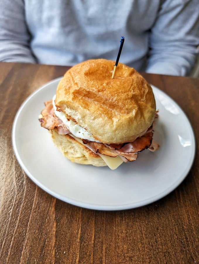 This breakfast sandwich doesn't just start your day &ndash; it makes your morning send thank-you notes.