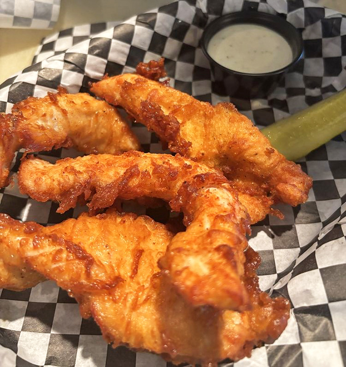 Crispy armor protecting juicy white meat within &ndash; a dip in ranch elevates them to legendary status.