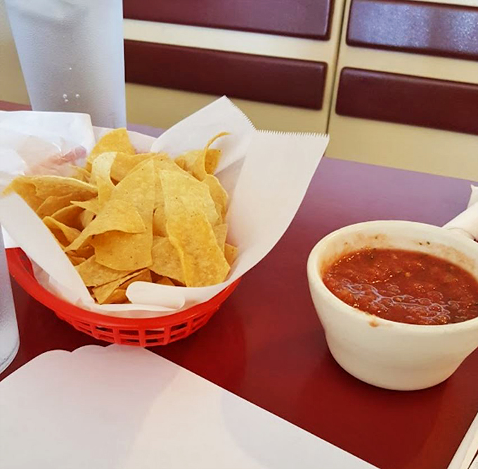 The dynamic duo of Mexican cuisine: chips and salsa. This isn't just an appetizer; it's a flavor-packed prelude to the culinary symphony that awaits.