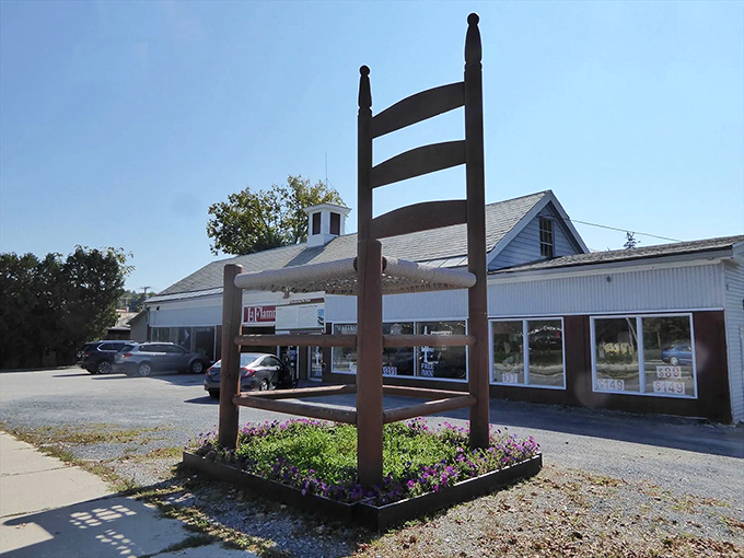 The intricate rope weaving on the seat demonstrates impressive craftsmanship. If spiders made hammocks for elephants, they might look something like this beautifully woven masterpiece.