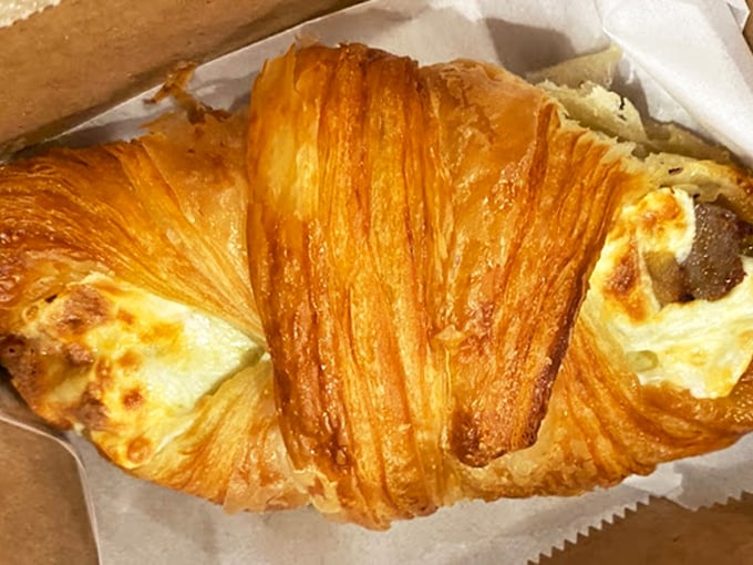 Golden layers of buttery perfection that would make any French baker tip their beret in approval. 