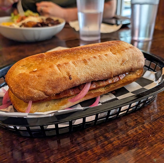 Cuban: This isn't just a sandwich; it's architecture&mdash;layers of roasted pork, ham, and pickles pressed between bread until they become something magical.
