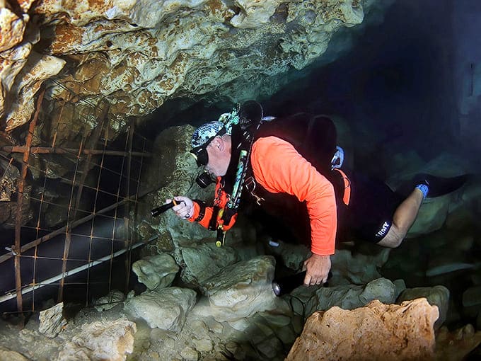 Cave diving here isn't just recreation &ndash; it's time travel through millions of years of geological history.