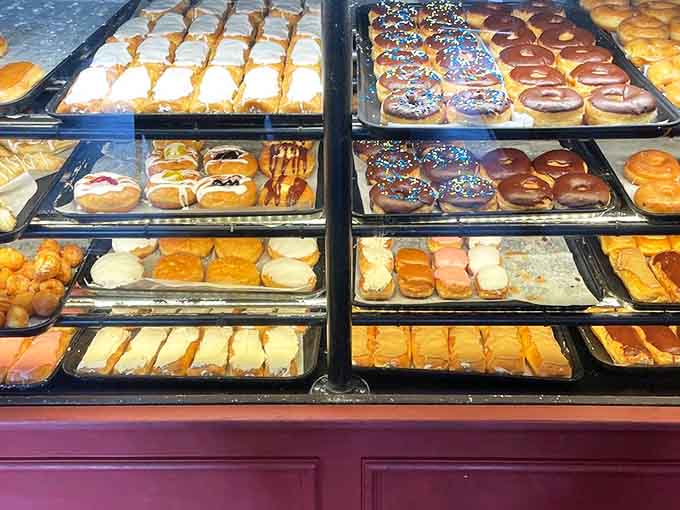 A rainbow of circular joy awaits, from classic glazed to wild creations that make choosing just one practically impossible.