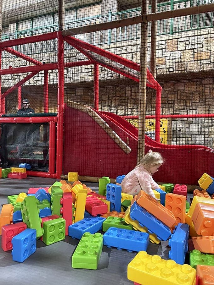 Giant building blocks let tiny architects construct masterpieces that would make Frank Lloyd Wright either proud or deeply confused.
