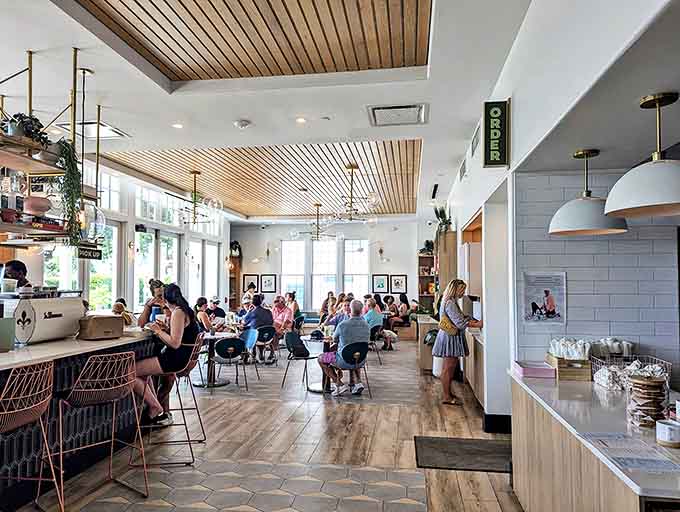 Fonville Press Market + Caf&eacute;: Where morning coffee becomes a social event and pastries disappear faster than New Year's resolutions at a chocolate factory.