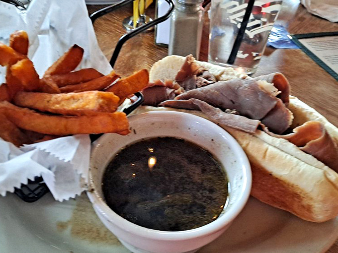 Chocolate lava cake erupts with molten goodness, creating a sweet-hot volcanic experience that pairs perfectly with cool vanilla ice cream.