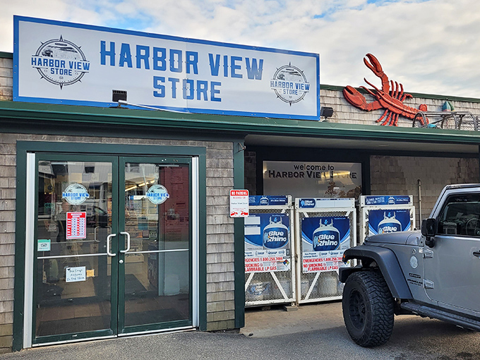Harbor View Store serves as the village's essential pit stop &ndash; part grocery, part hardware store, all local character.