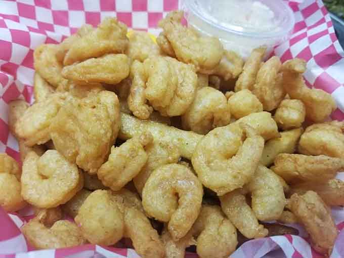 Golden fried shrimp that could make a seafood skeptic into a true believer, one crispy, tender bite at a time.