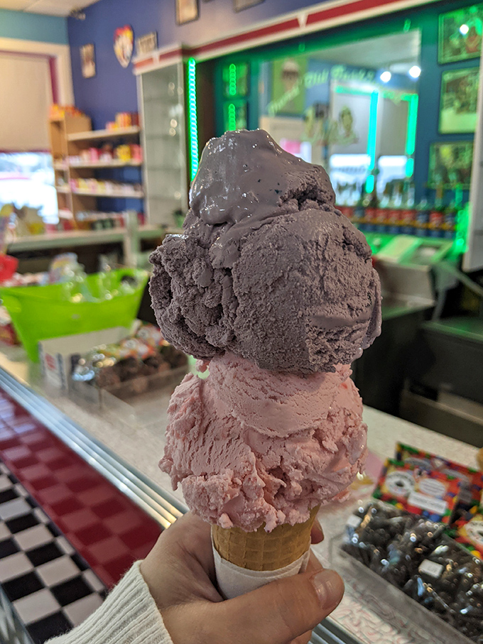 Ice Cream: Two perfect scoops that showcase the art of restraint&mdash;just enough to satisfy without requiring a nap afterward.