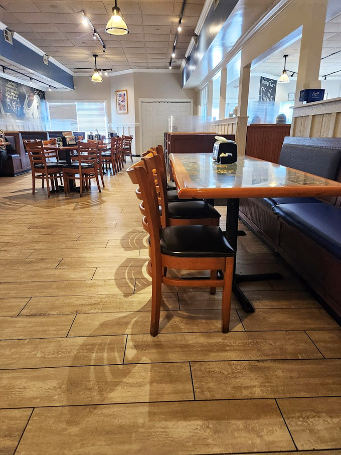 Step into a nautical wonderland where every table feels like a front-row seat to the ocean's bounty.