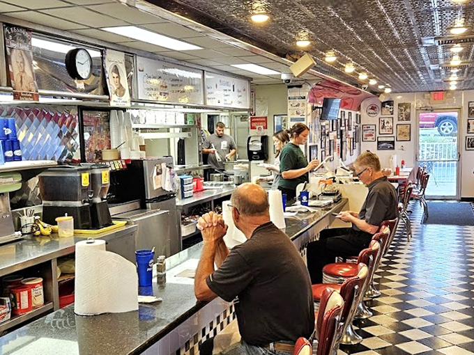 Where every seat is the best in the house. Slide into a booth and let the symphony of sizzles and clinks serenade you.