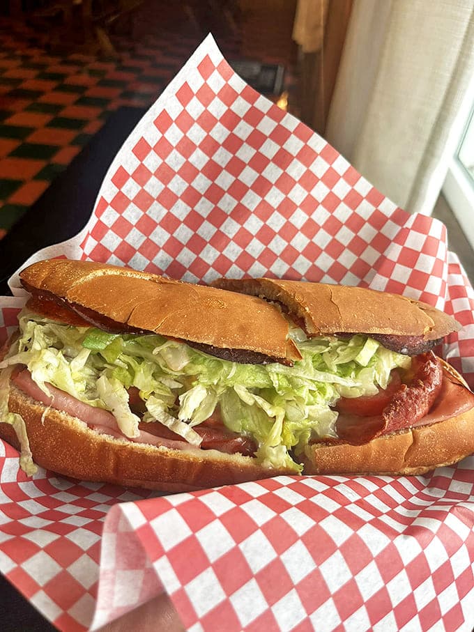 This isn't just a sandwich &ndash; it's a handheld feast where every ingredient plays its part in a symphony of flavors.