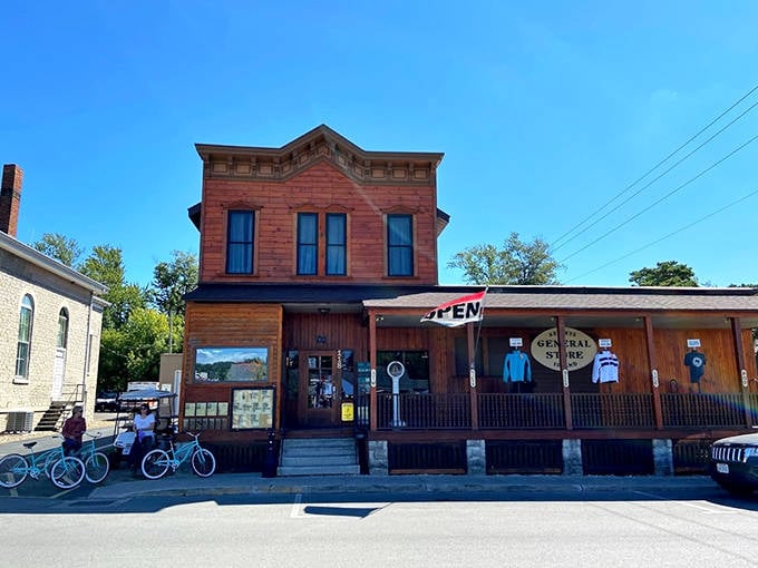 The General Store stands as the island's social hub, where locals swap stories and visitors discover treasures beyond the typical souvenir t-shirt.