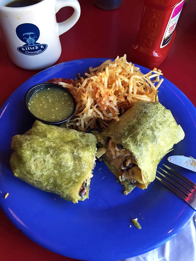 Breakfast burritos this stuffed require both hands and possibly a strategy session before diving in headfirst.