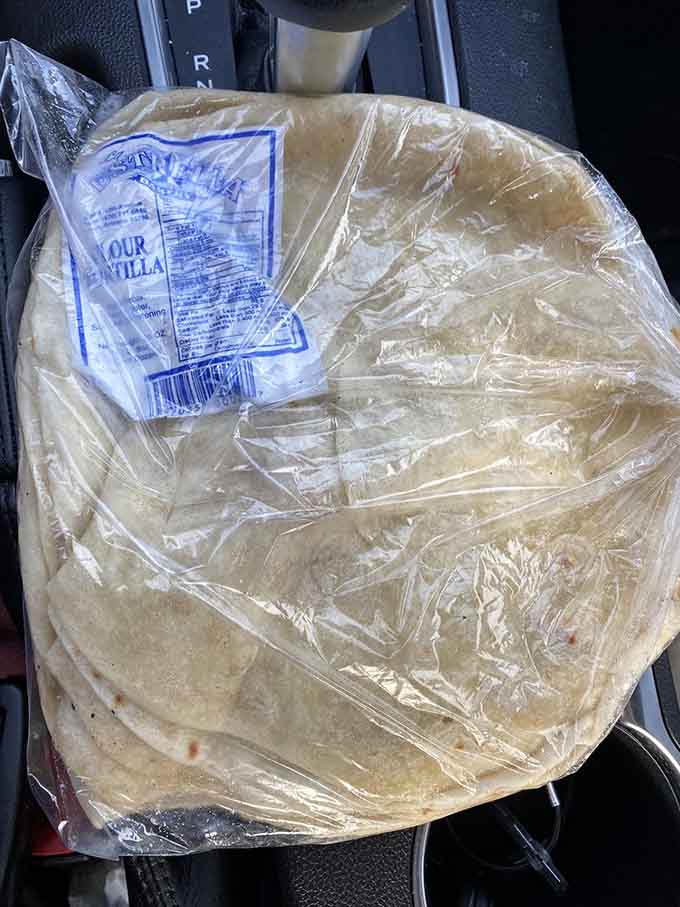 Stacks of fresh tortillas ready for their close-up and your next taco night, burrito breakfast, or midnight snack.